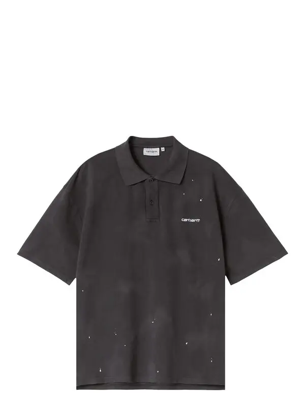 Carhartt Work In Progress Short-sleeve Painter Polo - Black