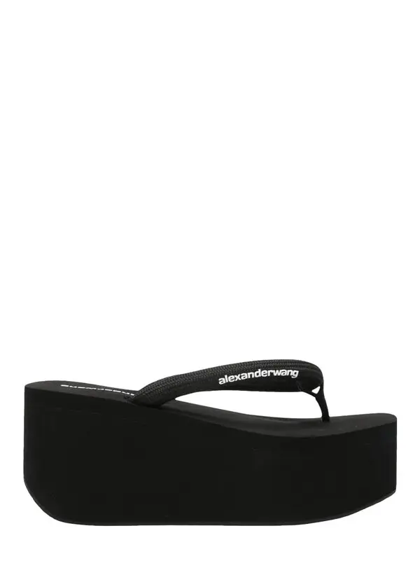 Alexander Wang Jenna Thong Platform Sandal - Black