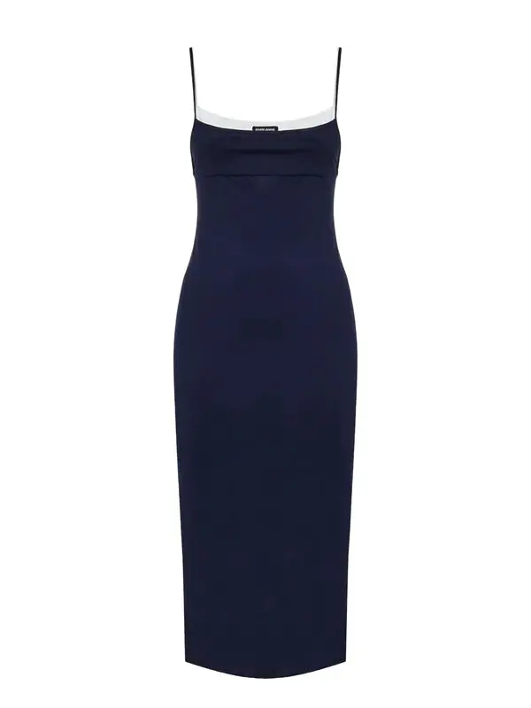 Miu Miu Jersey Stretch Dress - Blue