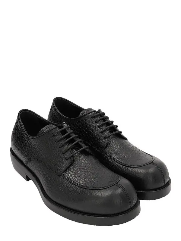Dries Van Noten Leather Derby Shoes - Black