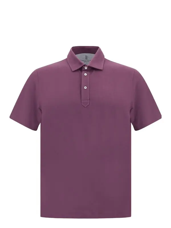 Brunello Cucinelli Cotton Polo Shirt - Red