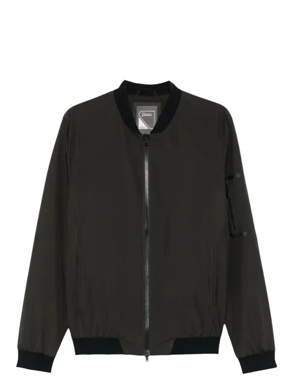 Herno Lightweight Bomber Jacket - Black