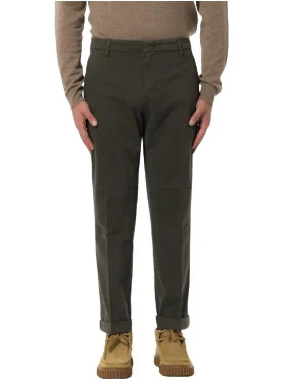 DONDUP Gaubert Straight-leg Trousers - Green