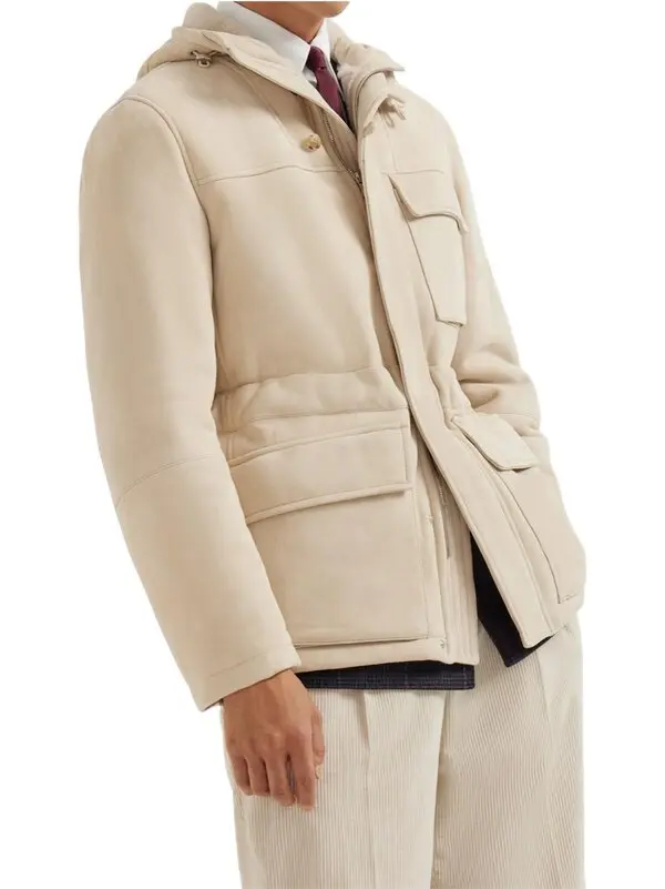 Brunello Cucinelli Hooded Parka - Nude