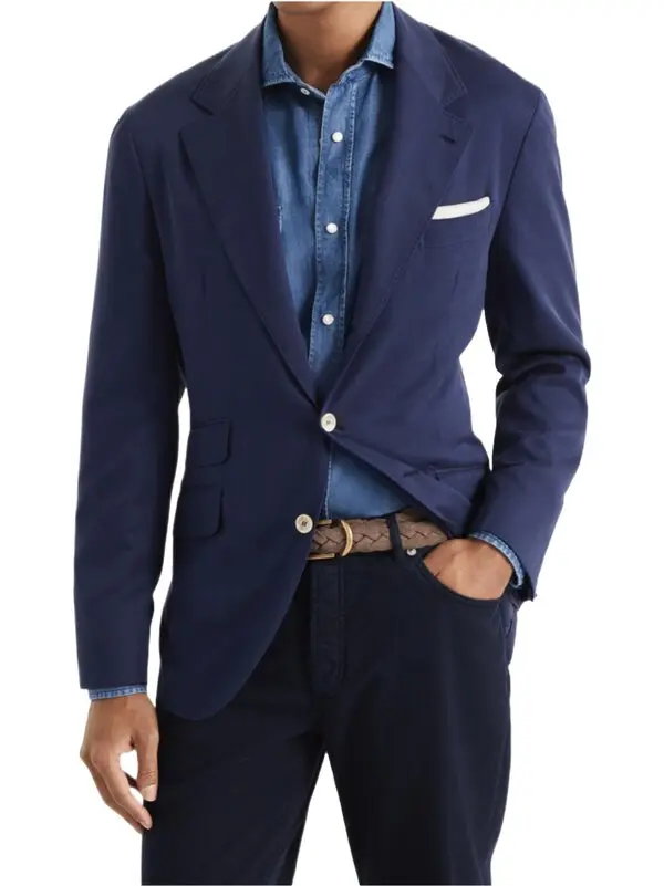 Brunello Cucinelli Single-breasted Blazer - Night