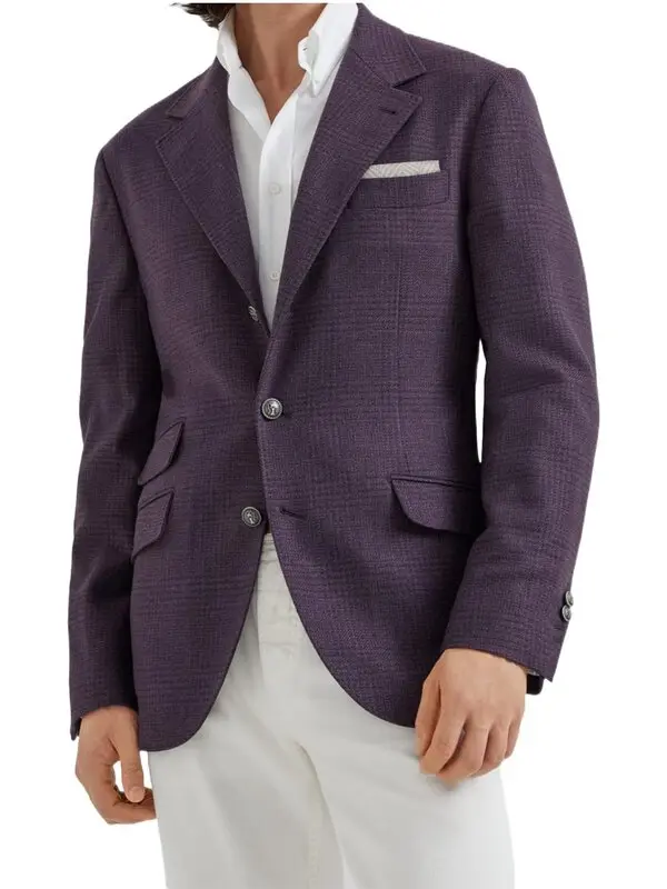 Brunello Cucinelli Single-breasted Blazer - Black