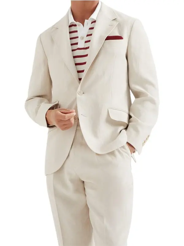 Brunello Cucinelli Cavallo Blazer - White