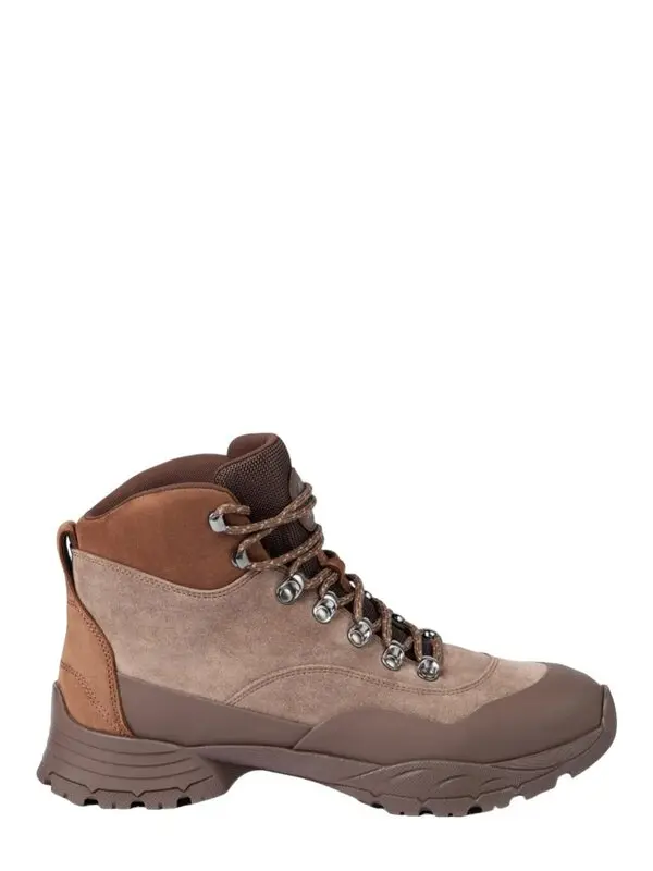 Brunello Cucinelli Suede Lace-up Boots - Brown