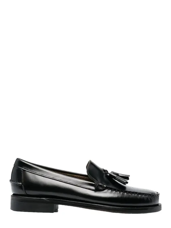 SEBAGO Tassel Loafers In Calf Leather - Black