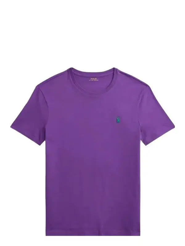 Polo Ralph Lauren Logo Crewneck T-shirt - Purple