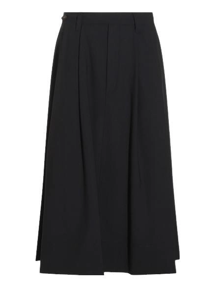 Brunello Cucinelli Pleated Midi Skirt - Black
