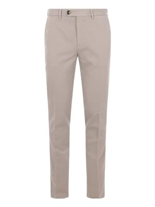 Brunello Cucinelli Straight-leg Chino Pants - Beige