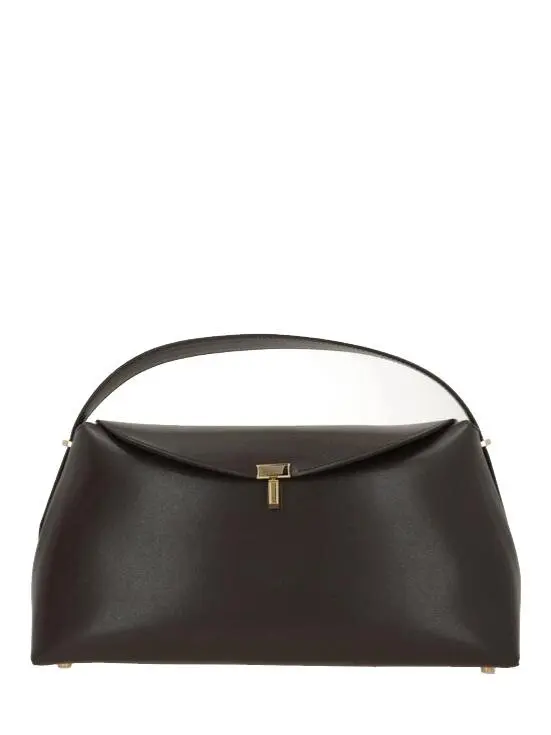 TOTEME T-lock Shoulder Bag - Black
