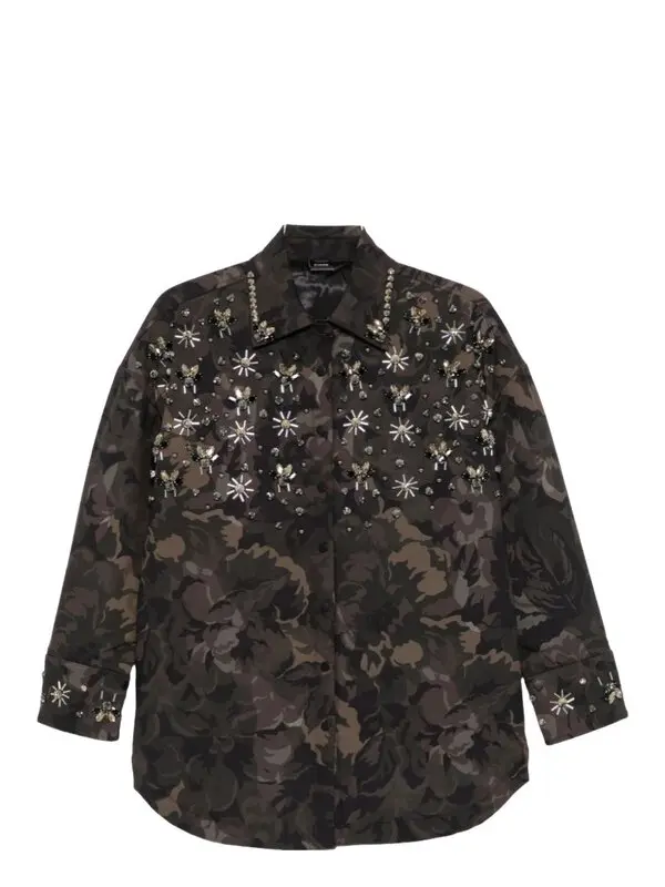 Pinko Embellished Buttoned Coat - No