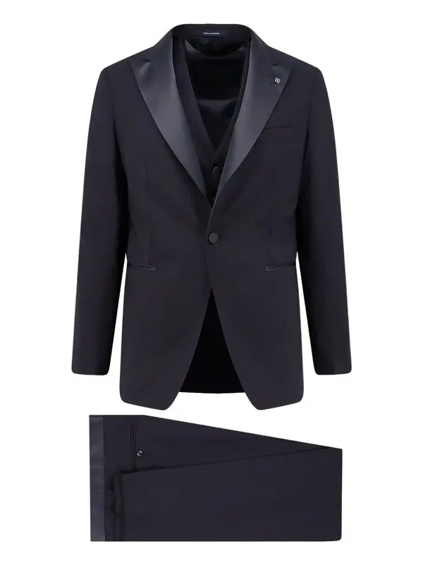 Tagliatore Single-breasted Three-piece Suit - Blue