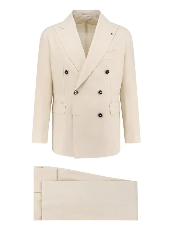 Tagliatore Double-breasted Suit - Nude
