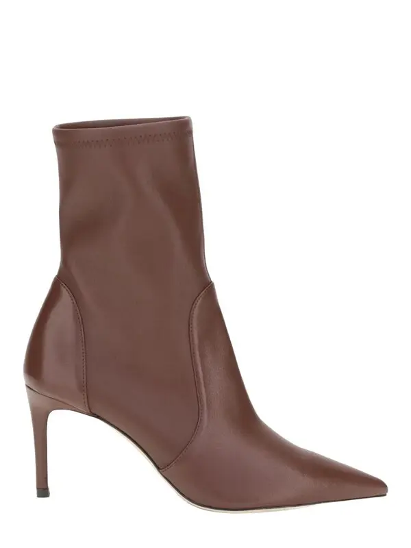 STUART WEITZMAN Pointed-toe Stiletto Ankle Boots - Brown