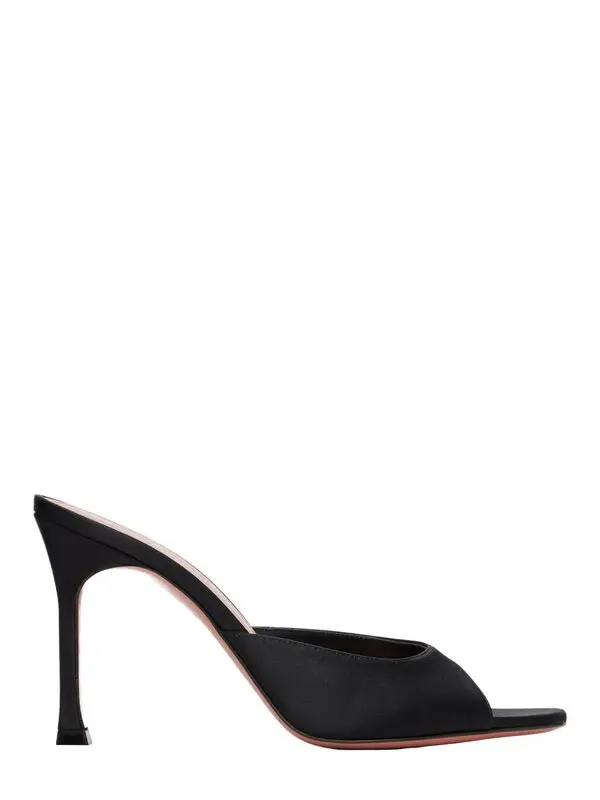 Amina Muaddi Alexa Stiletto Sandals - Black