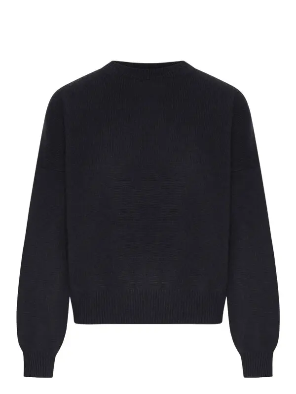 LISA YANG Crew Neck Sweater - Black