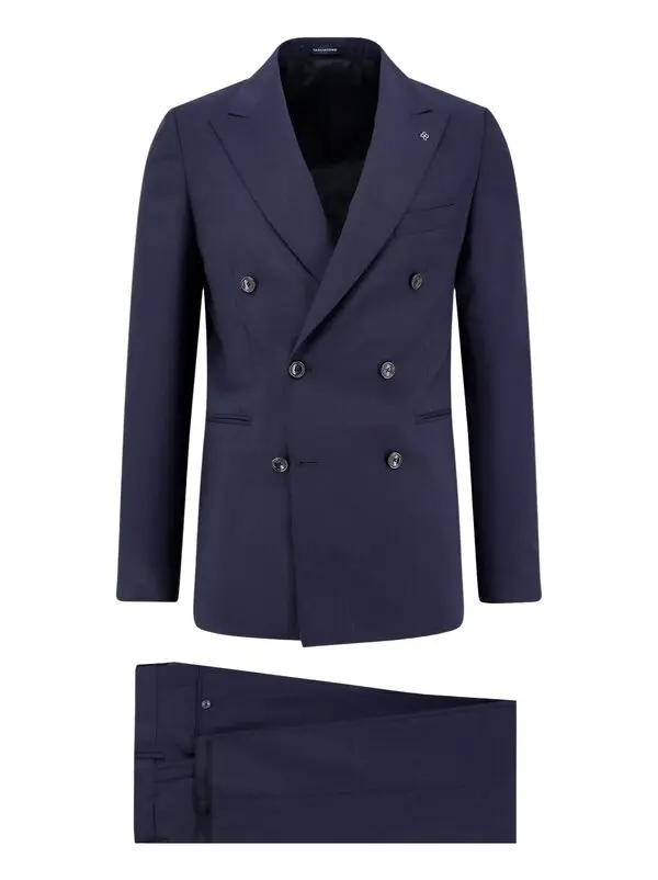 Tagliatore Wool Suit - Navy