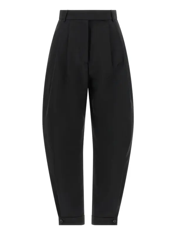 RÓHE Pleated Balloon Pants - Black