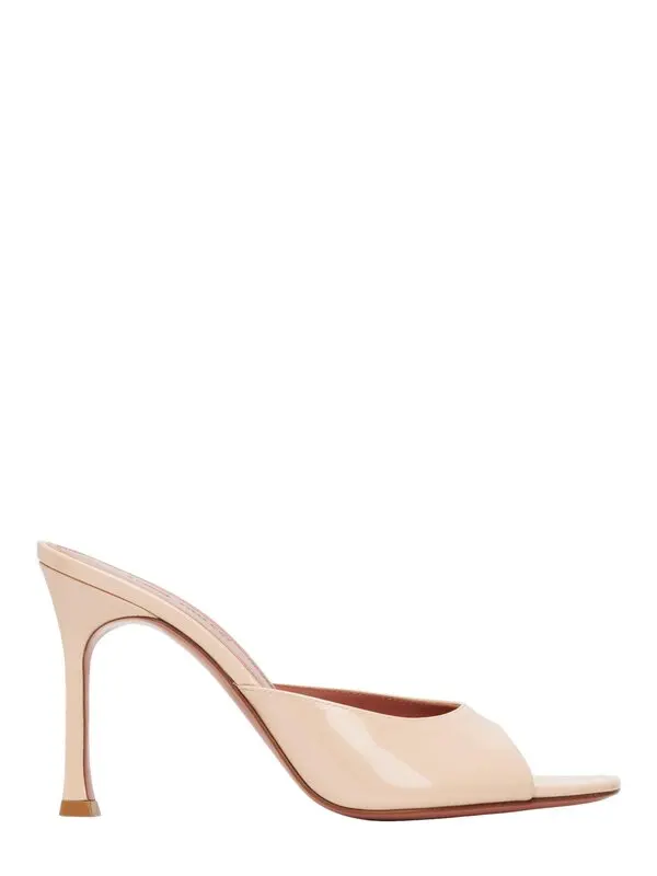 Amina Muaddi Alexa 95 High-heeled Sandals - Champagne-colored
