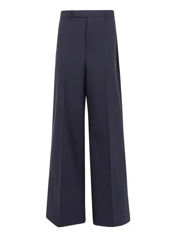 Rick Owens Tailored Trousers With Belt Loops - Black