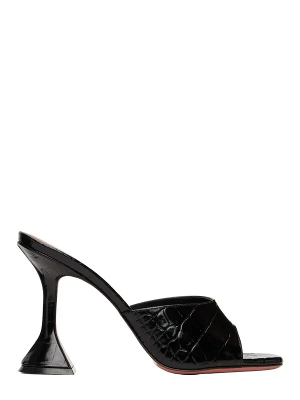Amina Muaddi Lupita 95 High-heeled Sandals - Black