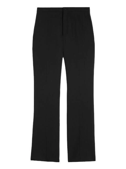 JIL SANDER Wool Sablé Tailored Trousers - Black