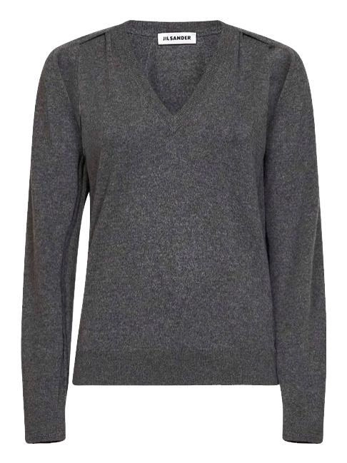 JIL SANDER V-neck Sweater - Black