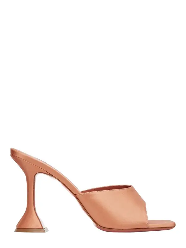 Amina Muaddi Lupita 95 High-heeled Sandals - Latte