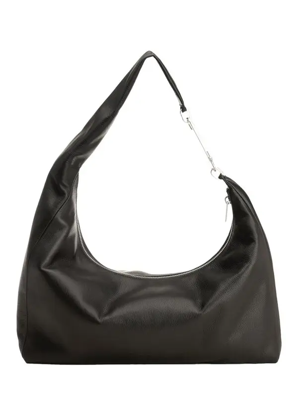 Rick Owens Cropped Gemini Shoulder Bag - Black
