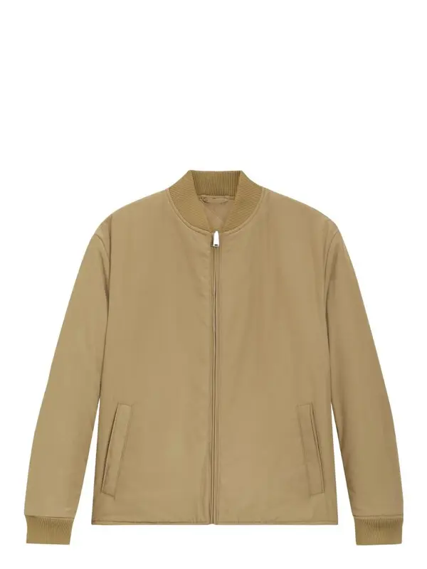 Hugo Boss Long-sleeved Quilted Bomber Jacket - Khaki