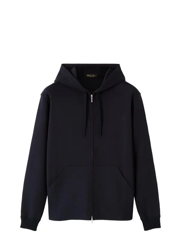 Loro Piana Whitney Bomber Jacket - Navy Blue