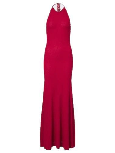 Christopher Esber Embellished Cotton-blend Maxi Gown - Red