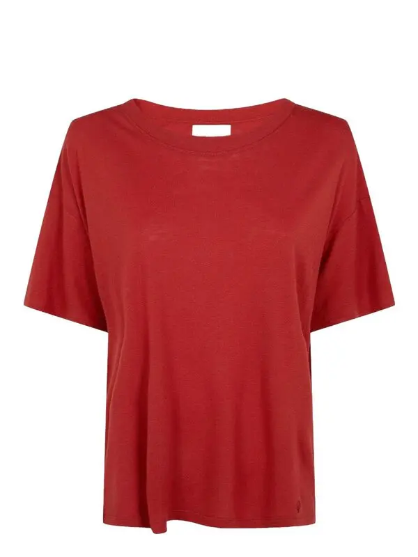 Loulou De Saison Ezra Classic Fit T-shirt - Red