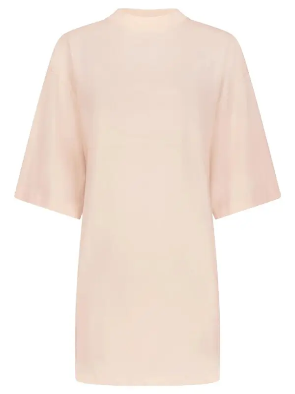 Loulou De Saison Crew Neck Mini Dress - Nude