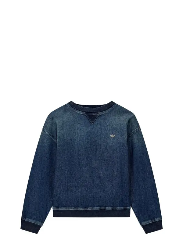 Emporio Armani Denim Sweatshirt - Blue