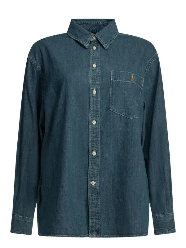 Polo Ralph Lauren Logo Pocket Denim Shirt - No
