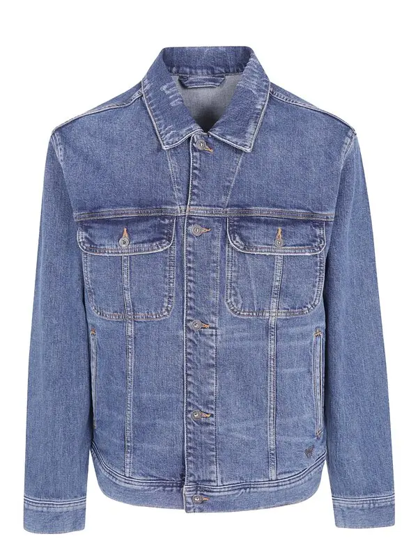 Emporio Armani Classic Denim Jacket - Blue