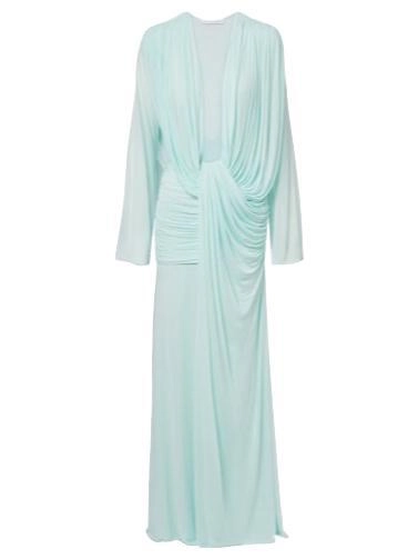 Christopher Esber Ripple Draped Gown - Blue