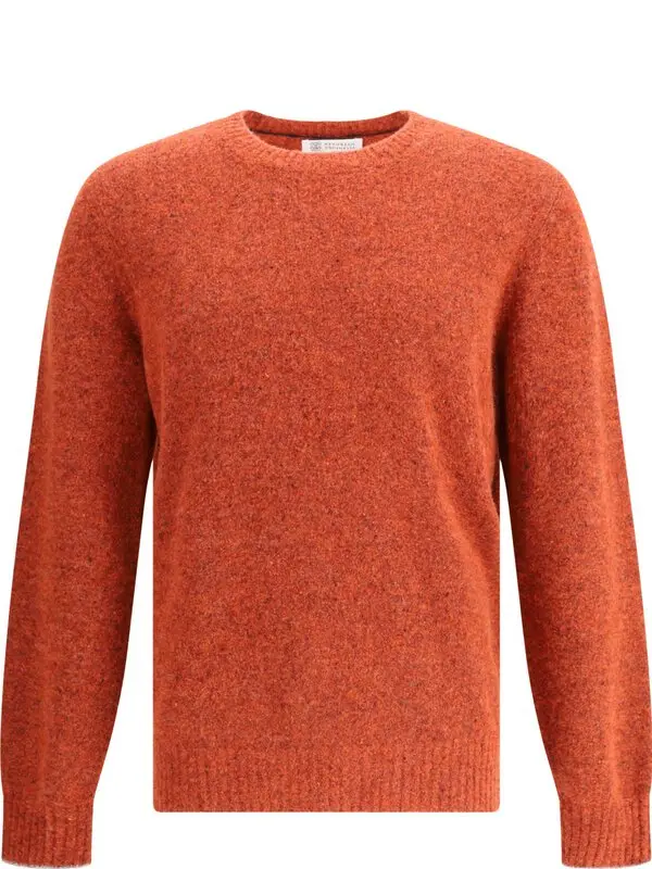 Brunello Cucinelli Crewneck Knitted Jumper - Brown