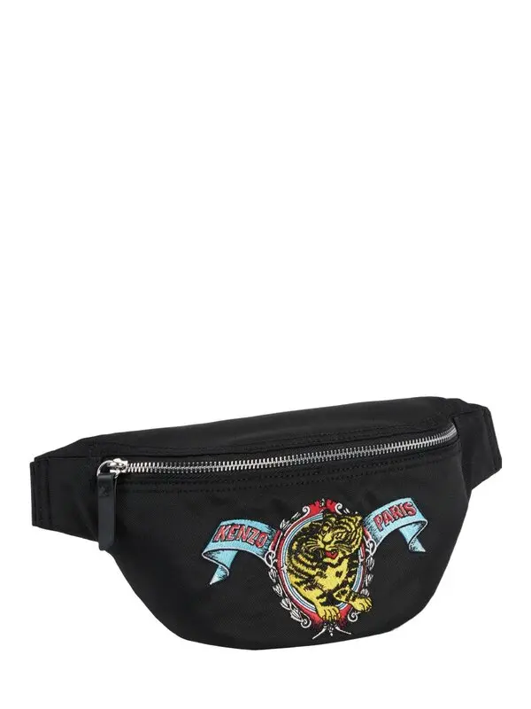 Kenzo Tiger Embroidered Belt Bag - Black