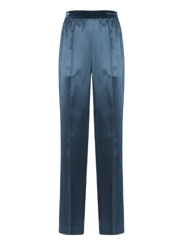 TOM FORD Elasticated Waist Trousers - Blue