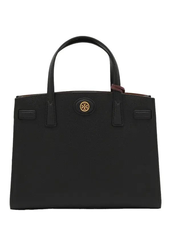 Tory Burch Logo Detail Shoulder Bag - Black