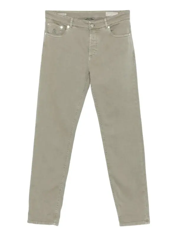 Brunello Cucinelli Straight-leg Trousers - Gray