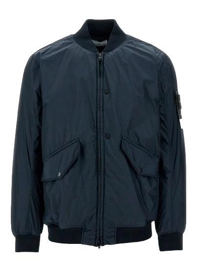 Stone Island Bomber Jacket - Blue