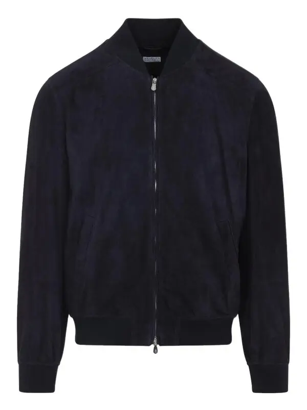 Brunello Cucinelli Long-sleeved Zip-up Jacket - Black