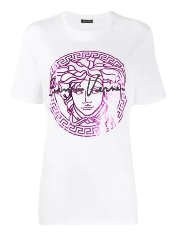 Versace Medusa Head Print T-shirt - White