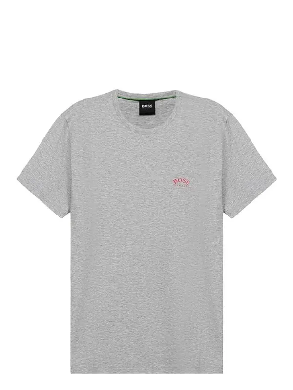Hugo Boss Logo Printed T-shirt - Gray
